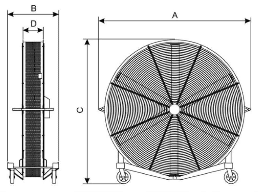 Mobile Fan Series - Suria Giant Fan Services Sdn Bhd
